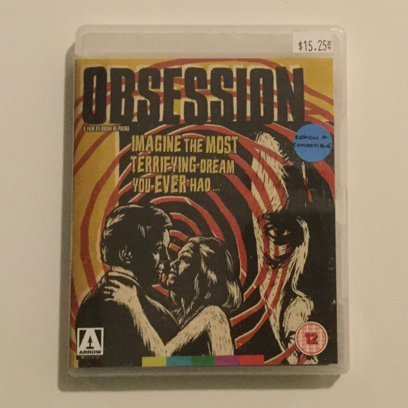 Obsession - Brian De Palma - British Blu-ray